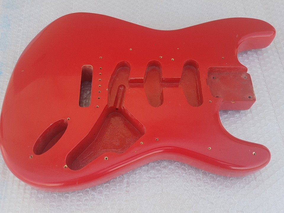 80's FENDER STRATOCASTER TORINO RED BODY | eBay