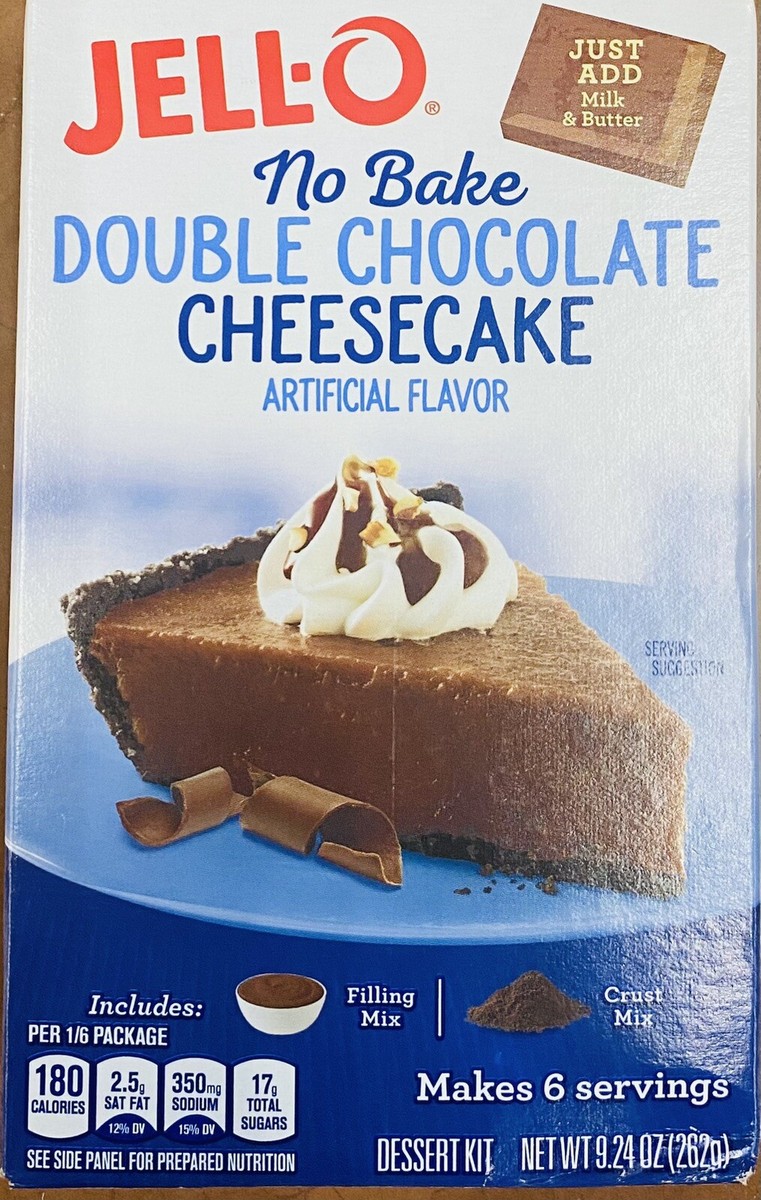 Double Chocolate No Bake Cheesecake