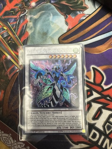 Yu-Gi-Oh! TCG Clear Wing Synchro Dragon Mega Pack 2016 MP16-EN022 1st ...