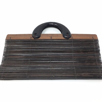 Vintage Reed Purse Brown Thin Small Unique Fashion | eBay