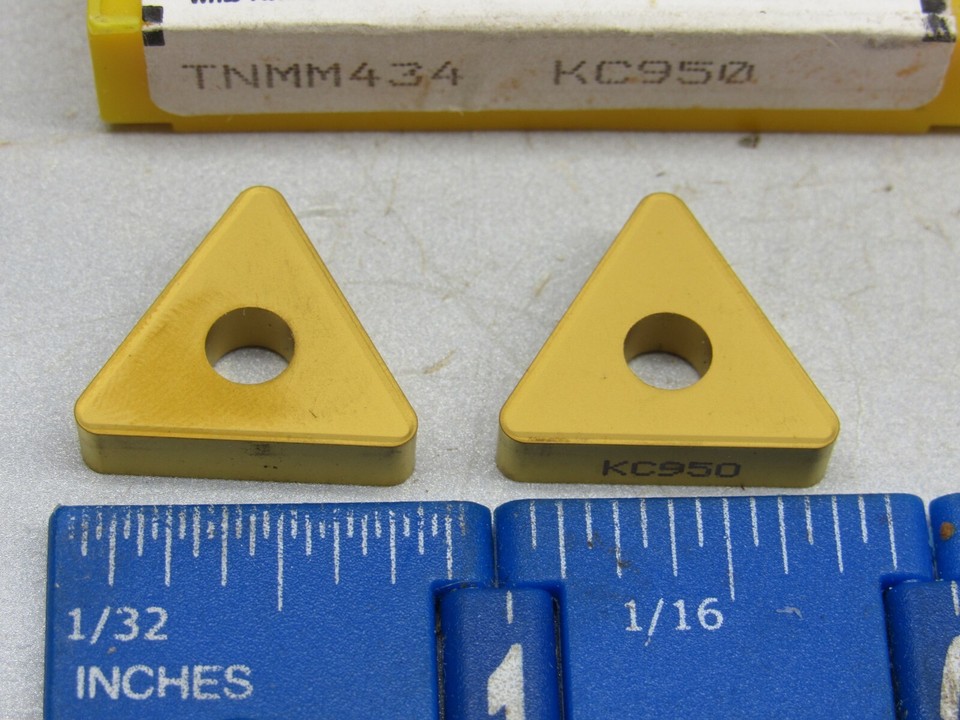 KENNAMETAL TNMM-434 (TNMM-220416) CARBIDE INSERTS (10 PCS) NEW GRADE KC950 | eBay