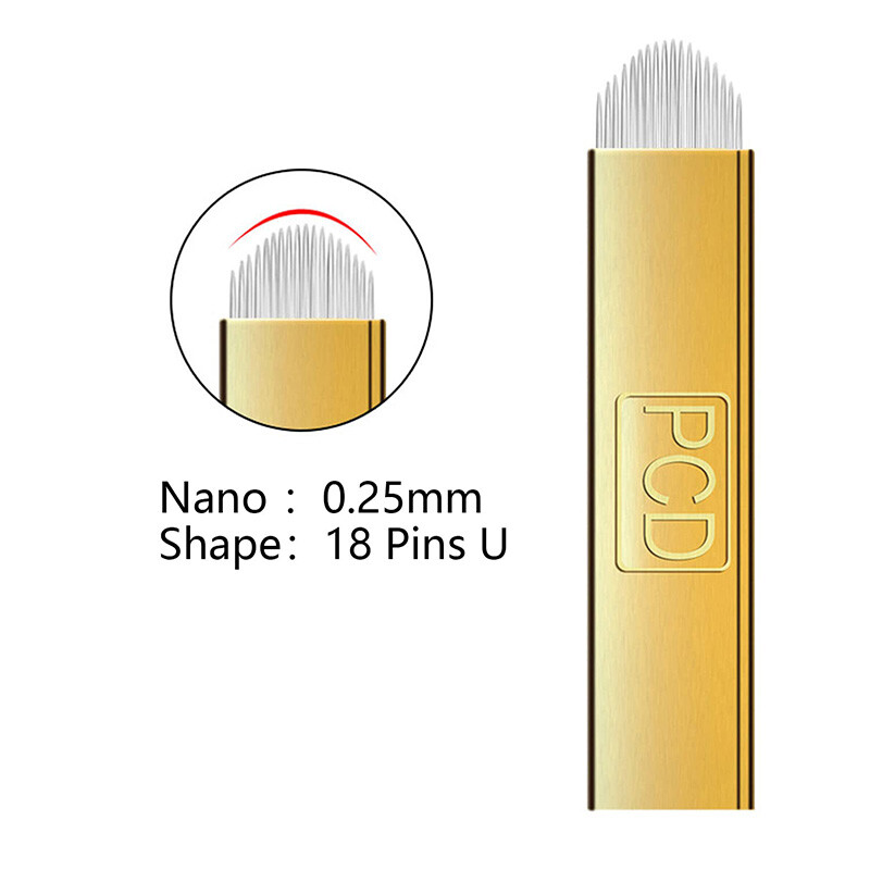 18U Eyebrow Tattoo Microblading Needle Blade Pen FOR Permanent Body ...