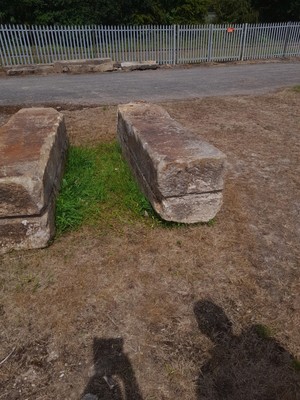 Matching Pair of Antique Yorkshire stone Gate Posts Mile stones | eBay UK