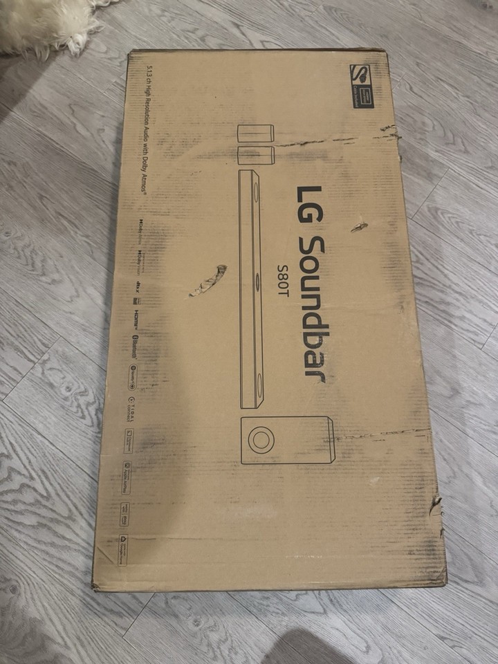 LG S80TR Soundbar, Sub, and Rears - 5.1.3 High Resolution Audio with ...