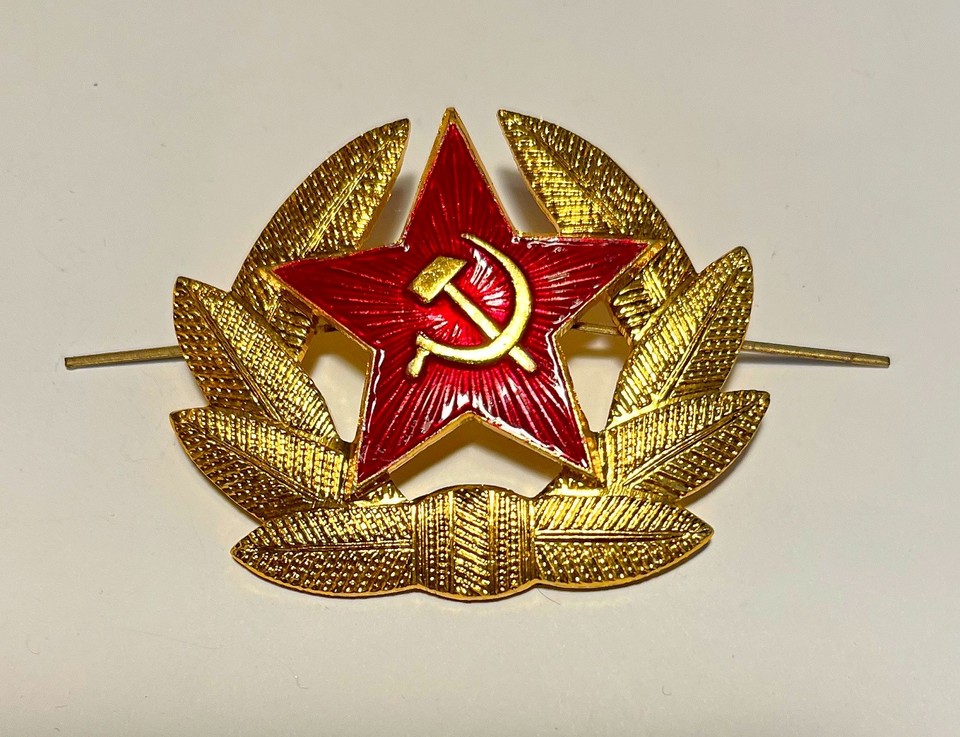 Russian Soviet Red Army Star Hat Pin Badge USSR COCARDA LOT of 10 | eBay