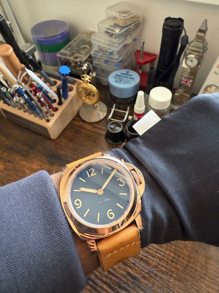 44mm Custom built Watch Swiss made ETA 6498 Movement | eBay