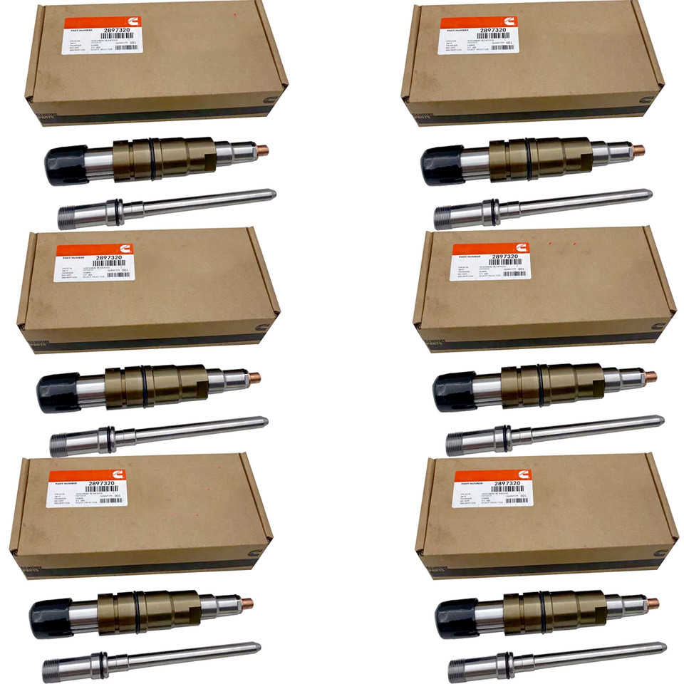 6pcs Fuel Injector Fit For CUMMINS ISX15 P/N 2897320PX 5579419PX ...