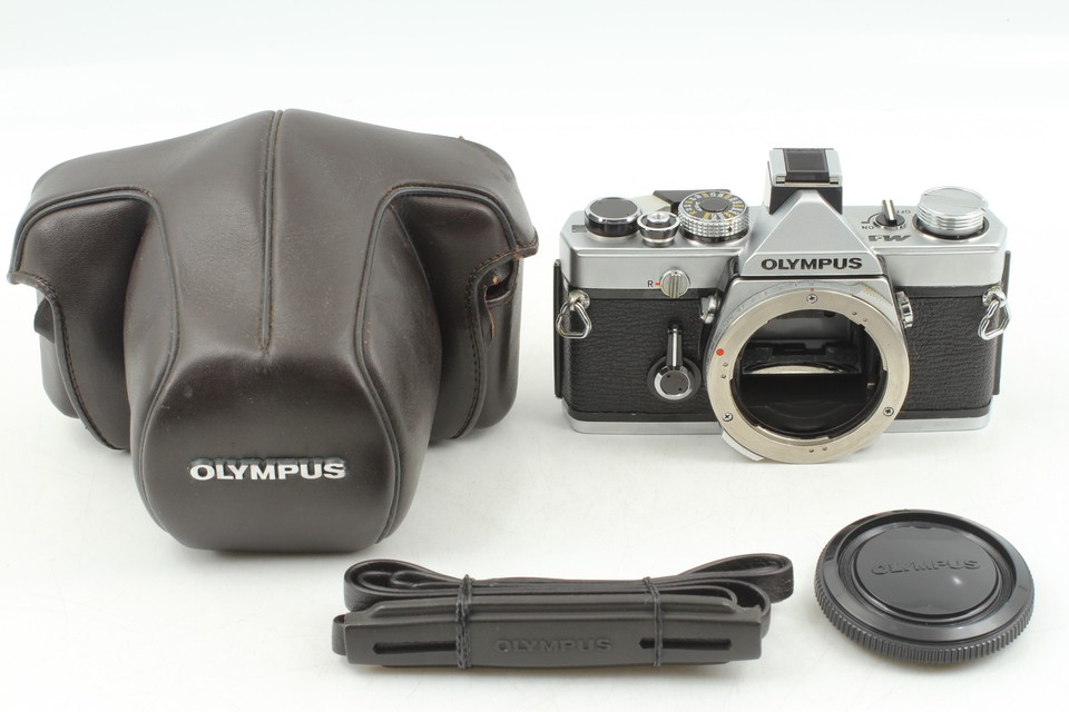 [Near MINT w/ Case] Olympus M-1 35mm SLR Film Camera Silver Body From ...