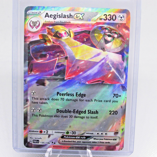 Pokemon TCG Paradox Rift Aegislash EX 135/182 Double Rare | eBay