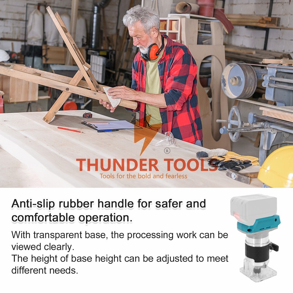 Thunder Tools Woodworking Trimmer Electric Trimming Machine Wood Router ...
