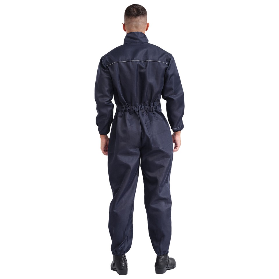 Men's Work Coveralls Long Sleeve Jumpsuit Overalls Dustproof Dungarees ...