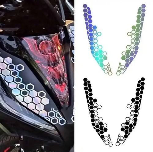Hexagon Honeycomb motorbike bike decals stickers Universal | eBay Australia