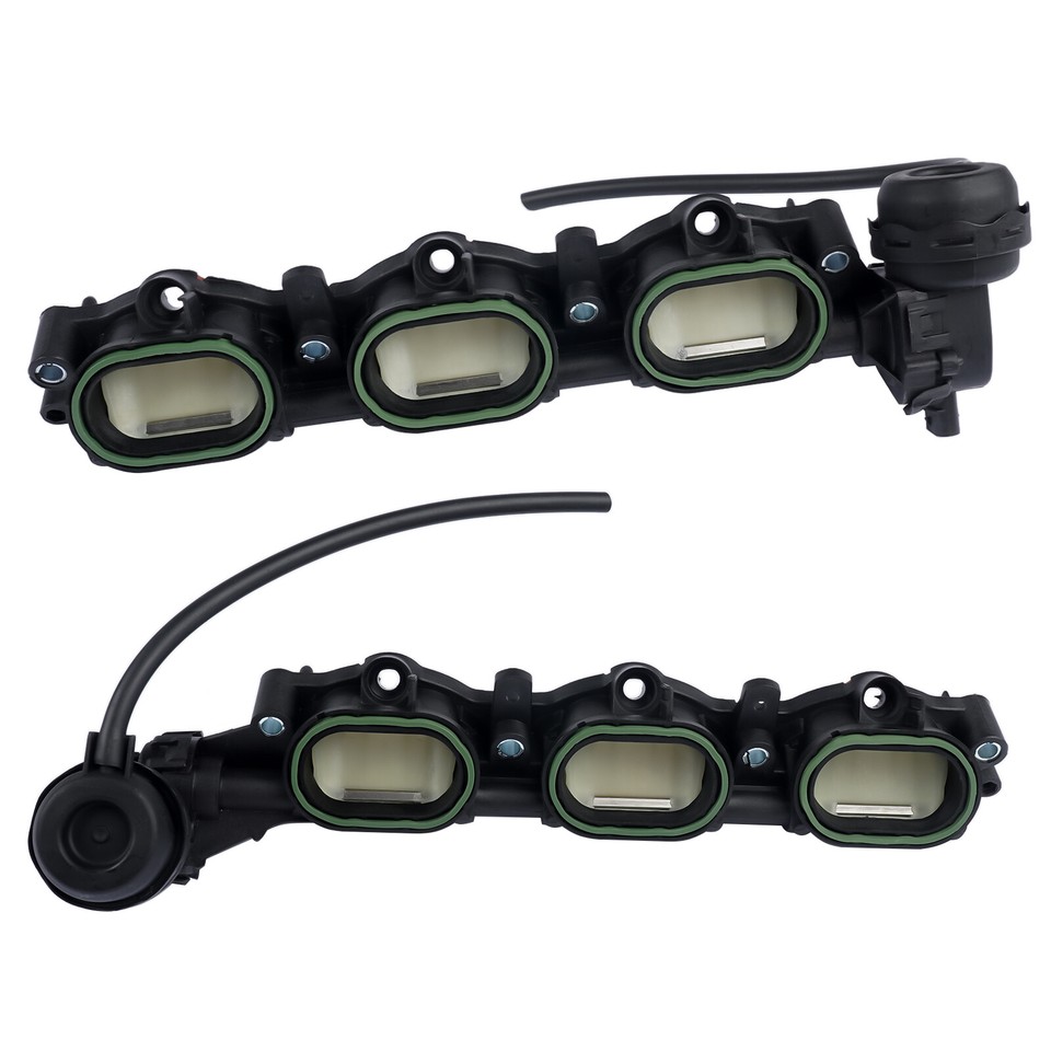 Pair Intake Manifolds For 16-19 Audi A6 A7 A8 Q7 3.0T 06E133109BC ...