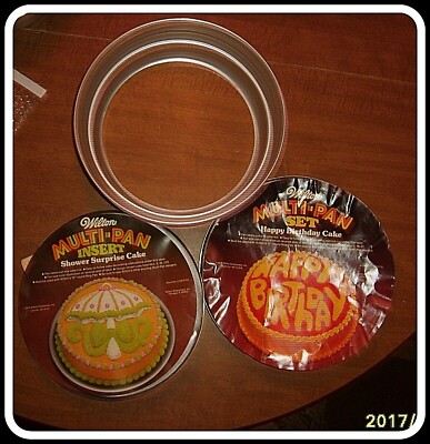 Wilton Vintage 10" Round Ring Pan 1974, BRAND NEW 502-259 ~ w/2 pan ...