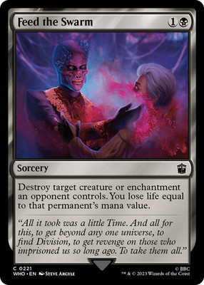 Feed the Swarm #221 | Near Mint | Doctor Who Magic MTG | eBay