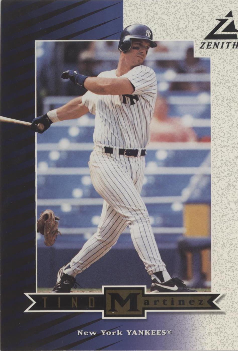 1998 Pinnacle Zenith - 5x7 Tino Martinez #Z47 Cut/Opened/Ripped for ...