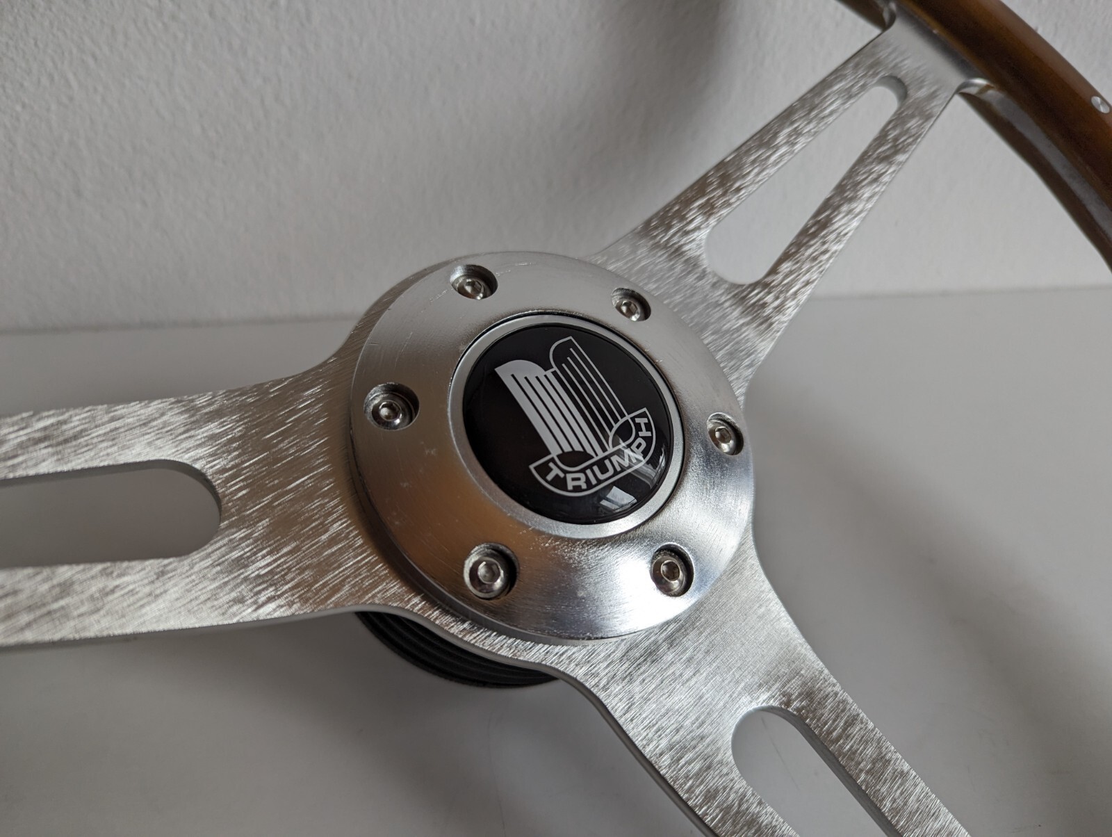 Steering Wheel fits For TRIUMPH Wood TR4 TR5 TR6 Erald GT6 Spitfire Mk2 ...