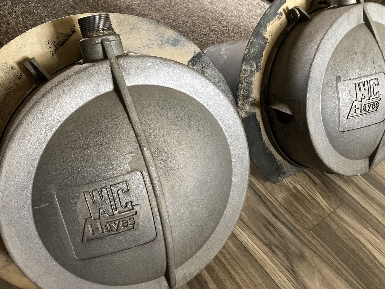 authentic 12” wc hayes railroad crossing lights | eBay