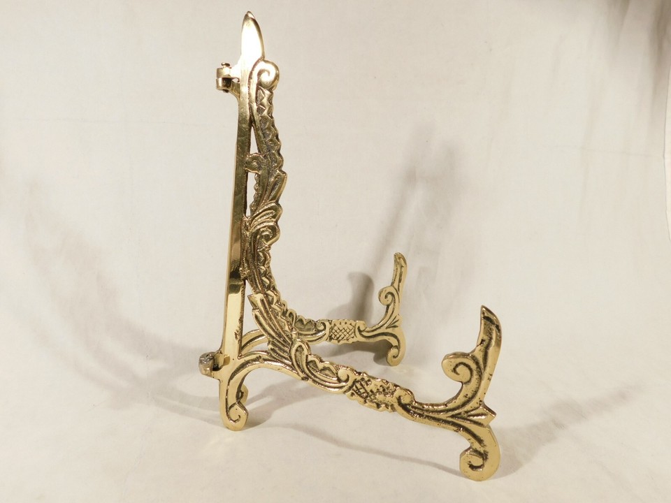 Easel Display Stand Decorative Design Solid Brass Folding Large Size ...