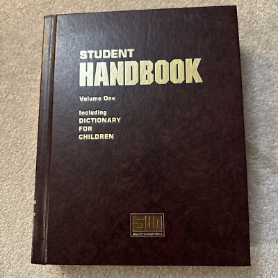 Student Handbook Volume One Dictionary for Children Southwestern Book ...