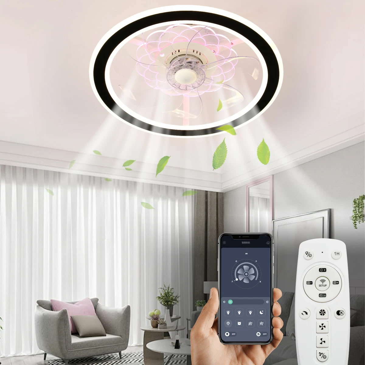 Ceiling Fan With Light And Remote Control | Shelly Lighting