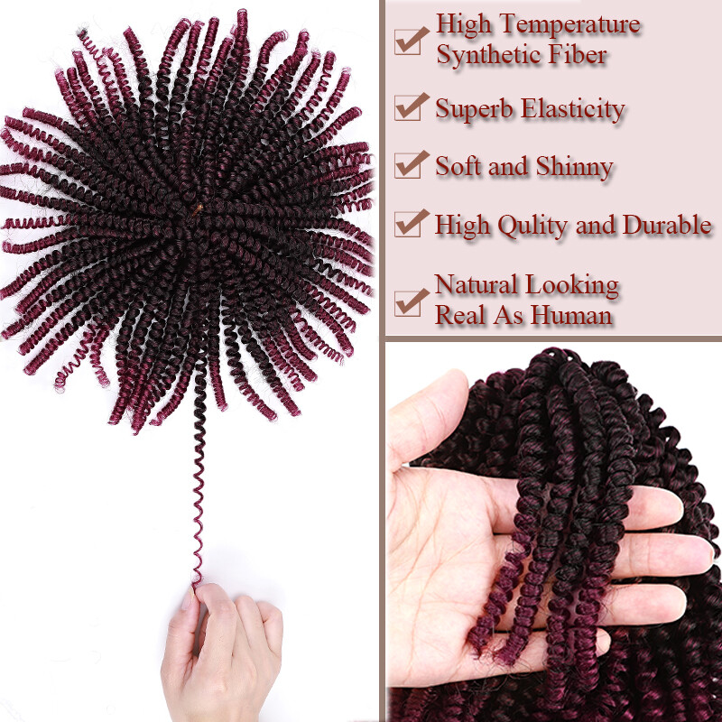 Long Spring Crochet Braids Afro Passion Twist Hair Extensions Ombre ...