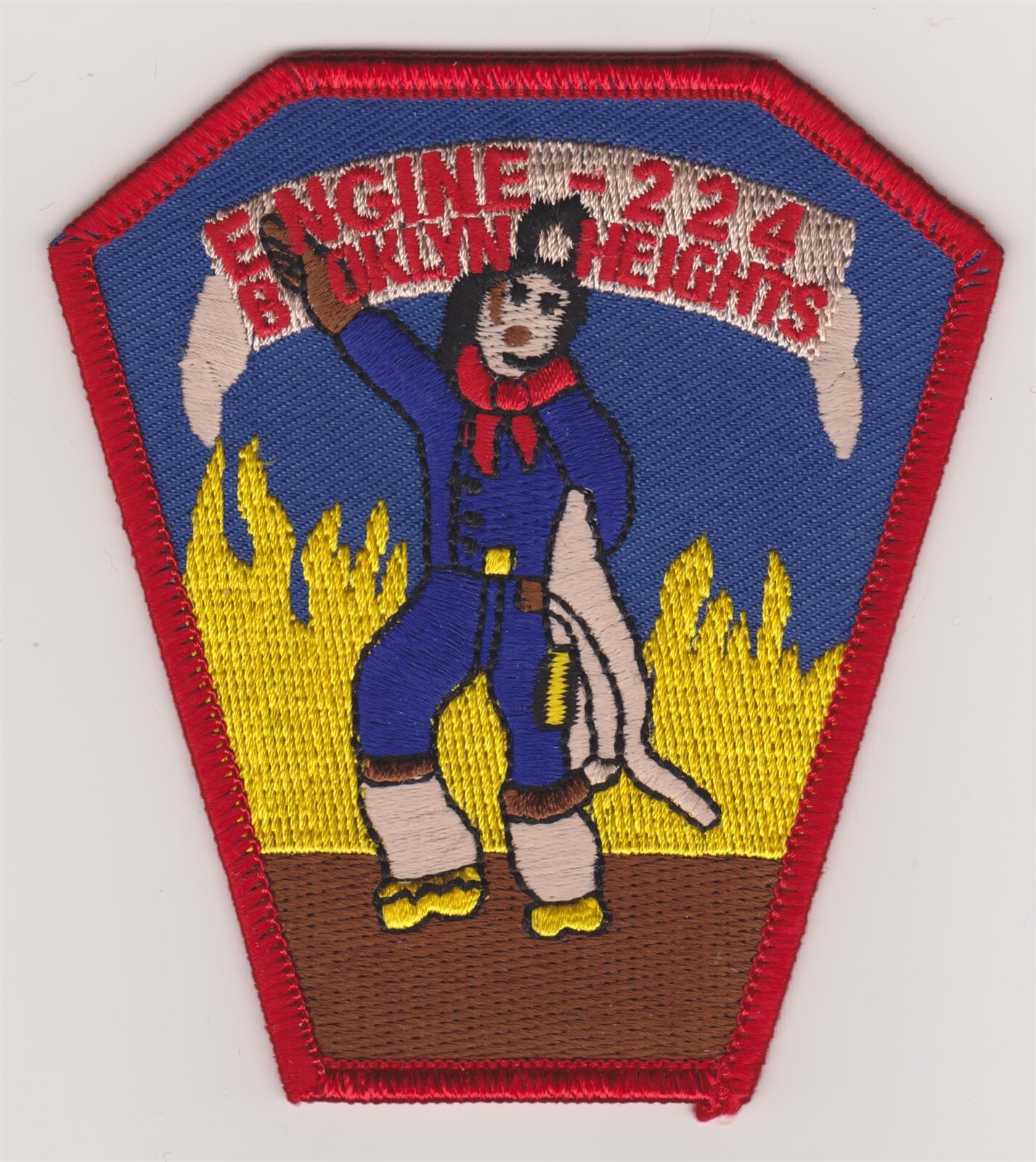 FDNY Engine 224 Brooklyn Heights Embroidered Iron On Fire Patch *New ...