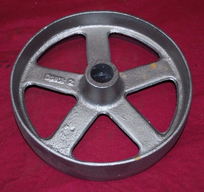 9 Inch Hit & Miss Witte Gas Engine Flywheel Engine Cart Wheel Cast Iron ...