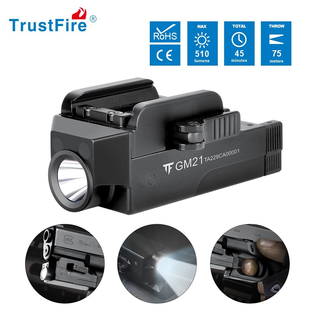 Trustfire Tactical LED Gun Flashlight | Grelly UK