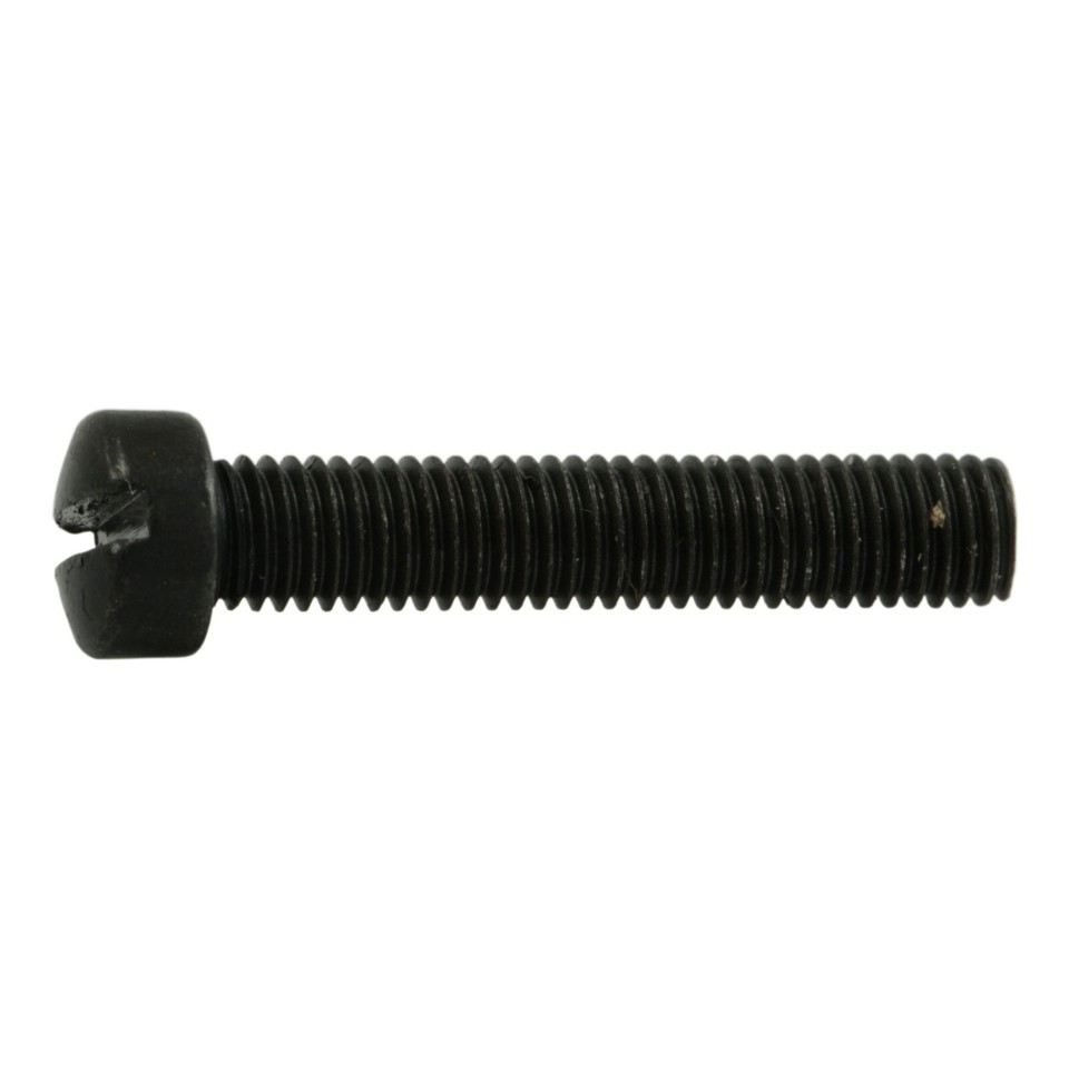 Black Oxide Slotted Fillister & Weaver Oval Head Gun Screws (10 pcs ...