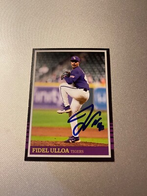 LSU Tigers FIDEL ULLOA Signed Card | eBay