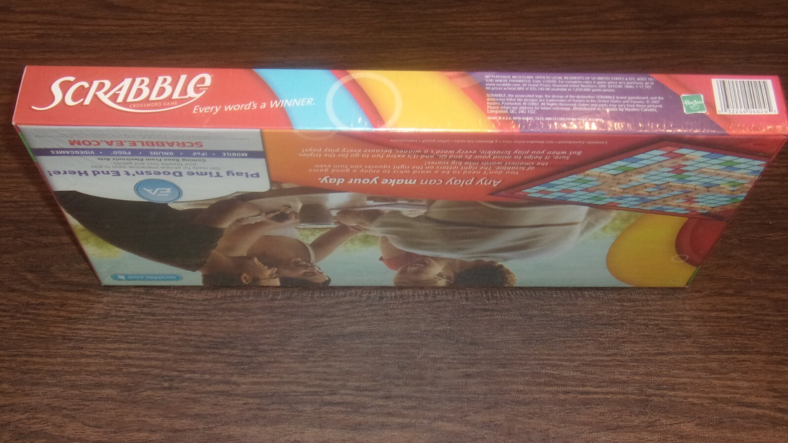 NIB 2008 Hasbro Scrabble Crossword Game Diamond Anniversary Edition ...