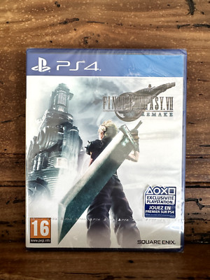 Final Fantasy VII Remake PS4 Neuf Blister PAL FR New Sealed PlayStation ...