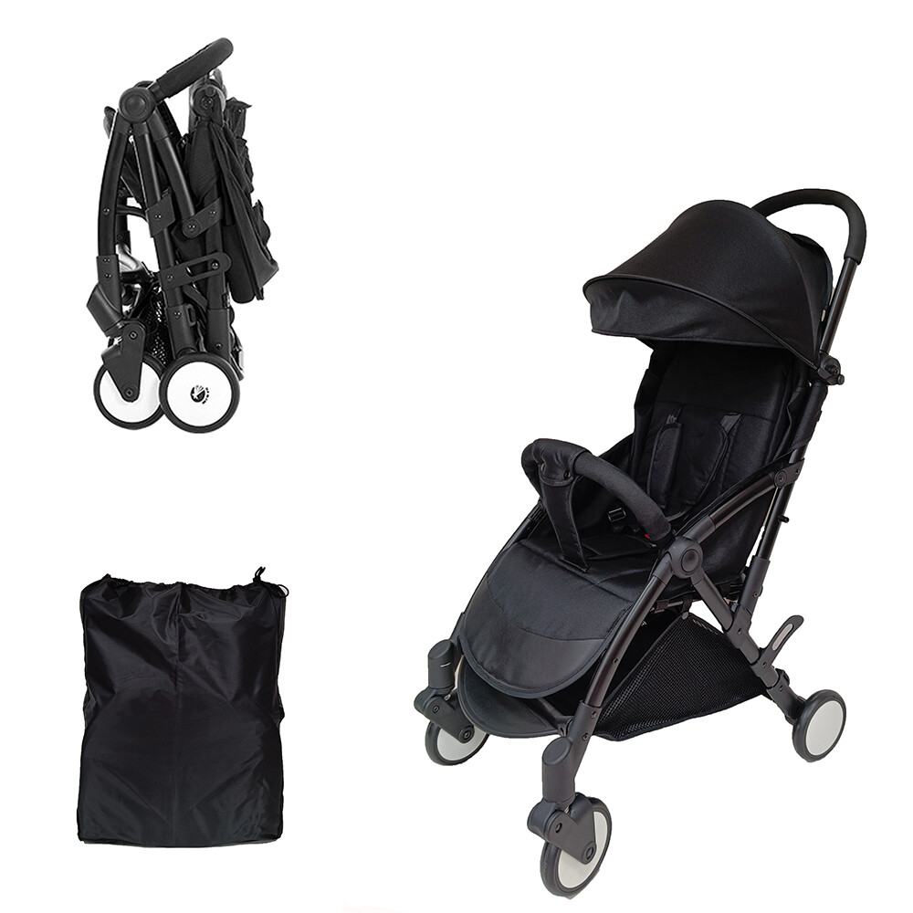 Lightweight Compact Baby Stroller Pram Easy Fold Travel Carry on Plane ...