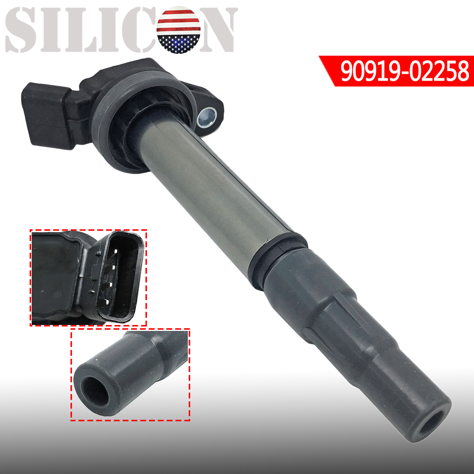 Ignition Coil 9091902258 For Toyota Corolla 2009-2014 / 2010-2015 ...