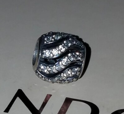 Authentic Pandora Sterling Silver WINTER WISP Charm #791197CZ | eBay