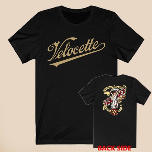 Velocette motorcycles Racing Logo Symbol Men's Black T-Shirt Size S-5XL ...