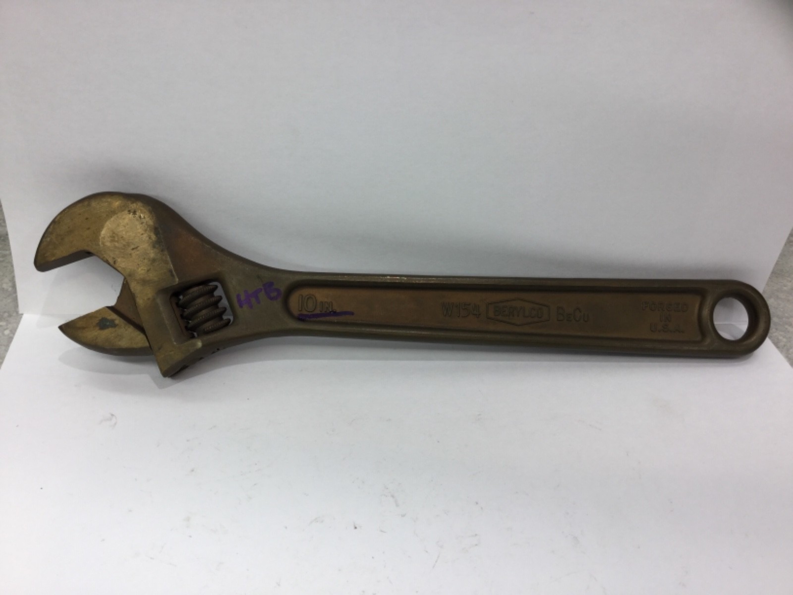 Berylco W154 10” Adjustable Spark Resistant Beryllium Copper Safety ...