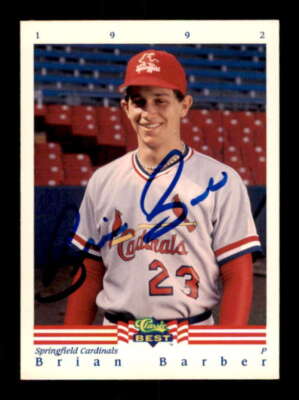 1992 Classic Best #268 Brian Barber AUTOGRAPHED!!!! 242836 | eBay
