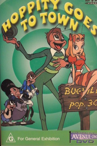 HOPPITY GOES TO TOWN RARE DELETED DVD 1920'S MR BUG ANIMATION BOB HOPE ...