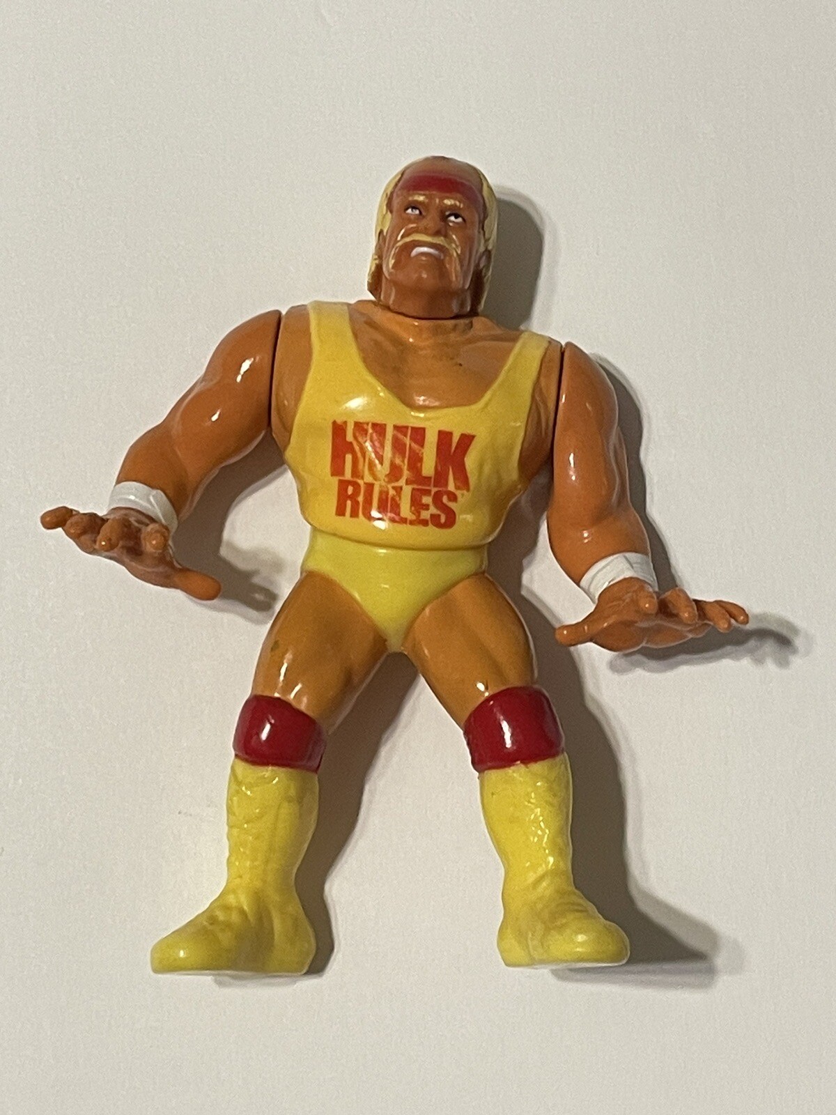 WWF Hasbro Hulk Hogan 1990 Series 1 Wrestling Action Figure Hulk Rules ...