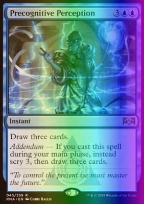 MTG Precognitive Perception (45/296) Ravnica Allegiance NM FOIL | eBay