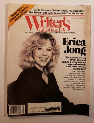 Writer's Digest June 1981 Erica Jong writes about Sex Writing How-to ...
