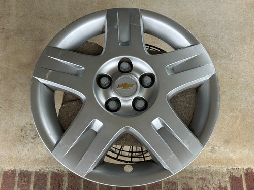 (1) CHEVY IMPALA 16" WHEEL COVER HUB CAP SILVER FINISH 2006-2008 ...