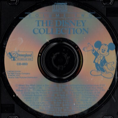 The Disney Collection – Volume Two (CD, 1981, Disneyland Records) 24 ...