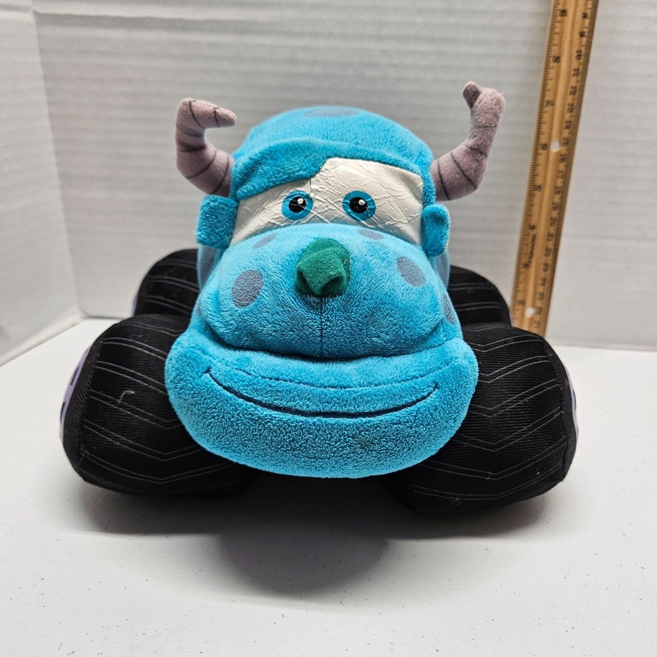 Disney Store PIXAR CARS SULLY PLUSH Sulley Blue Monster Truck - Rare ...