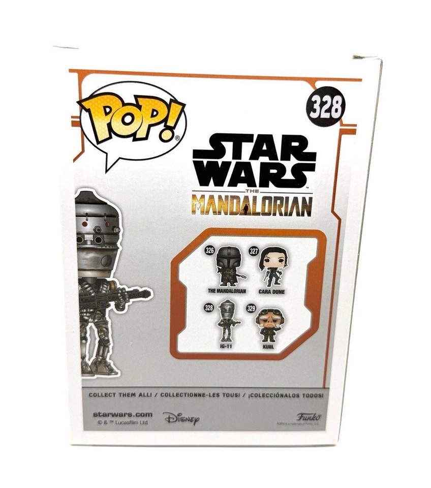 Funko Pop! Star Wars the Mandalorian Ig-11 #328 Vinyl Figure FAST ...
