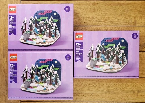 (3) LEGO 40785 Northern Lights Diorama - Limited Edition Winter GWP ...