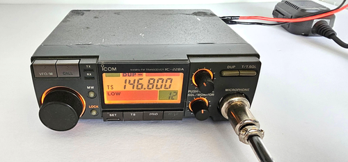 Icom IC-228A 2 meter mobile FM Transceiver with Mic | eBay