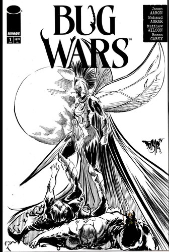 Bug Wars #1 (2025) Image Comic Sketch Cover Variant W Original Dave ...